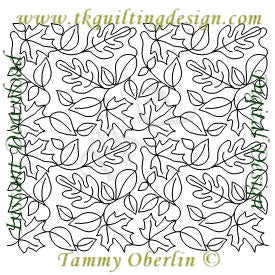 2637 Fall Leaves E2E | TK Quilting & Design II