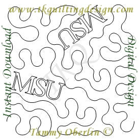 3567 MSU Meander E2E | TK Quilting & Design II