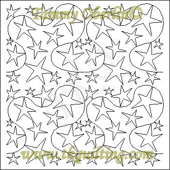 2524 Funky Star E2E | TK Quilting & Design II