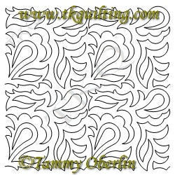 2872 Simple Paisley E2E | TK Quilting & Design II