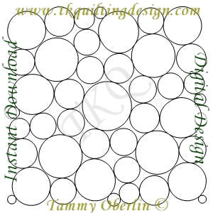 2998 Bubble E2E | TK Quilting & Design II