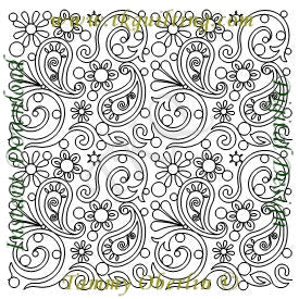 3365 Fab Paisley E2E | TK Quilting & Design II
