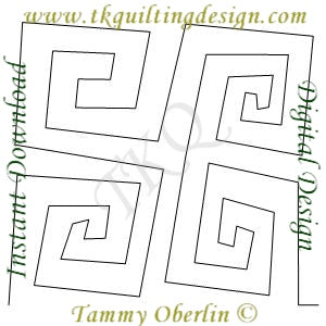 2087 Funky Aztec E2E | TK Quilting & Design II