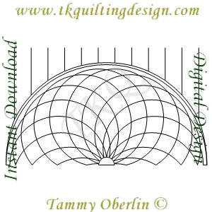 3053 Curve Hatch Border 7 | TK Quilting & Design II