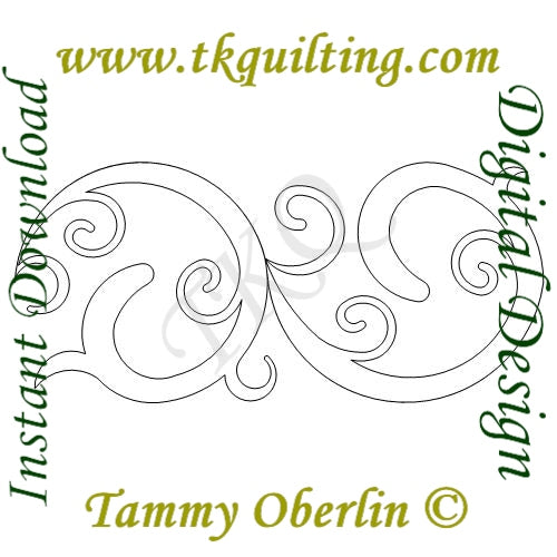 432 Simple Curling Pattern Set | TK Quilting & Design II