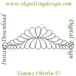 2246A Serpentine Feather Border | TK Quilting & Design II