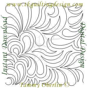 2287 Ferns N Feathers E2E | TK Quilting & Design II