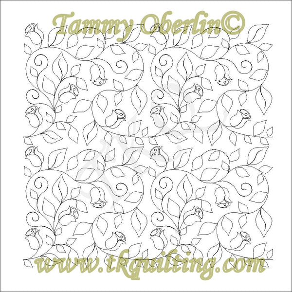 2424 Rosebud E2E | TK Quilting & Design II