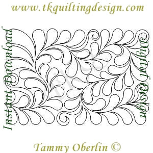 2446 Wandering Feathers E2E | TK Quilting & Design II