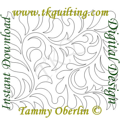 High quality digitized quilting pattern by Tammy Oberlin | TK Quilting & Design II