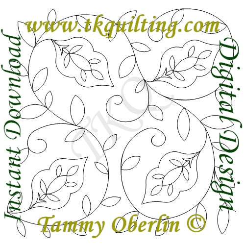 High quality digitized quilting pattern by Tammy Oberlin | TK Quilting & Design II