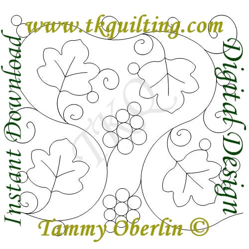 High quality digitized quilting pattern by Tammy Oberlin | TK Quilting & Design II