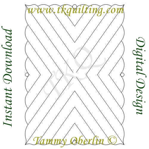 3103 Trim Frame Diagonals | TK Quilting & Design II