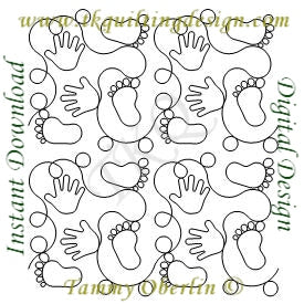 3409 Baby Prints E2E | TK Quilting & Design II