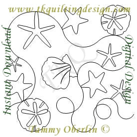 3432 Sand Dollars and Starfish E2E | TK Quilting & Design II