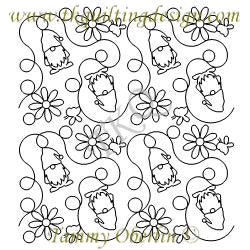 3564 Garden Gnome and Bees E2E | TK Quilting & Design II