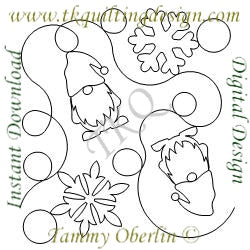 3578 Gnomes and Snowflakes E2E | TK Quilting & Design II