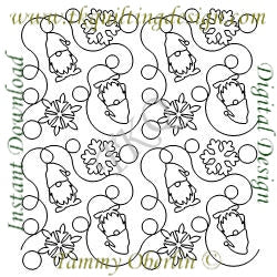 3578 Gnomes and Snowflakes E2E | TK Quilting & Design II