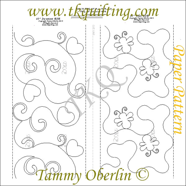 R126 10" Bees E2E & 10" Sweetest E2E | TK Quilting & Design II