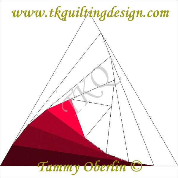 561 Twisted Triangle Set | TK Quilting & Design II