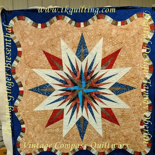 537 JN Vintage Compass Design Set | TK Quilting & Design II