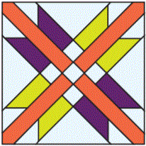 3101A EB Mexican Star Block Simplified 16 | TK Quilting & Design II